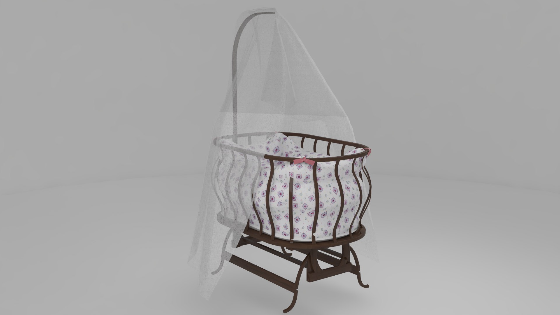 Baby Crib 3D Model - TurboSquid 1785701
