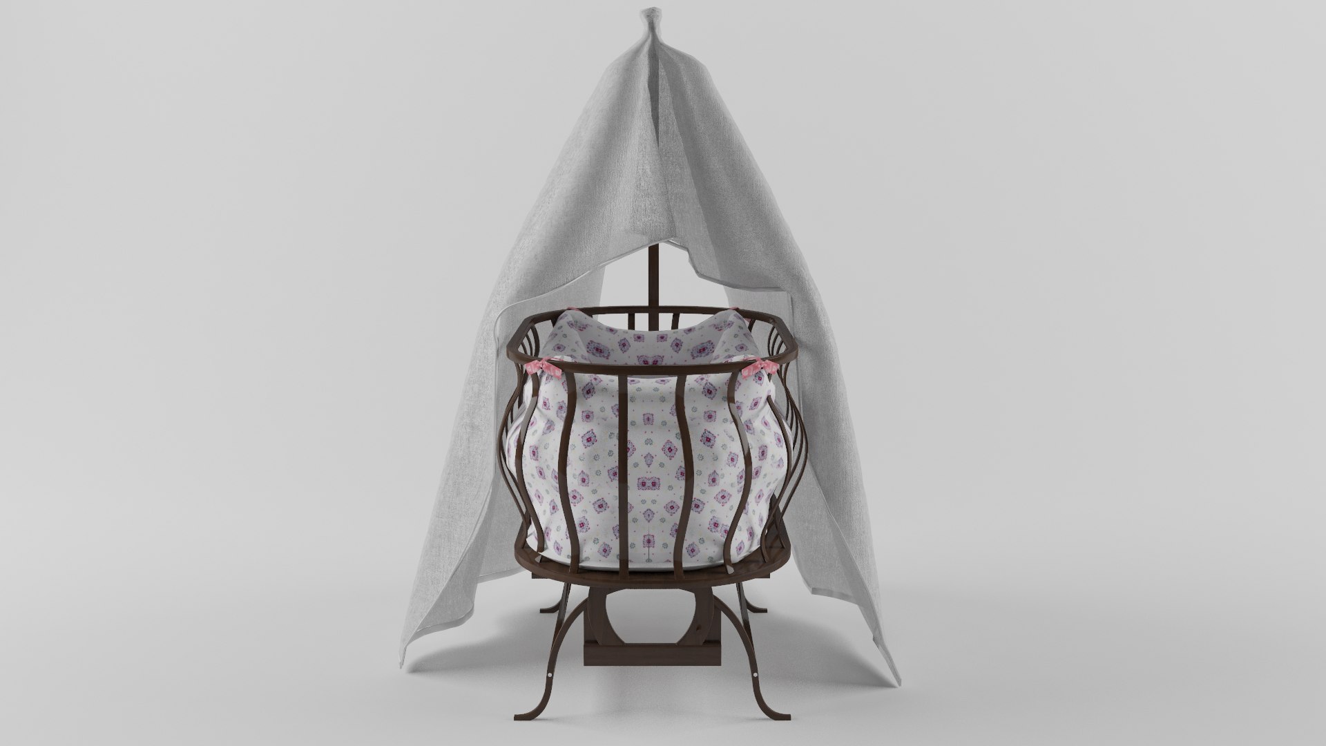 Baby Crib 3D Model - TurboSquid 1785701