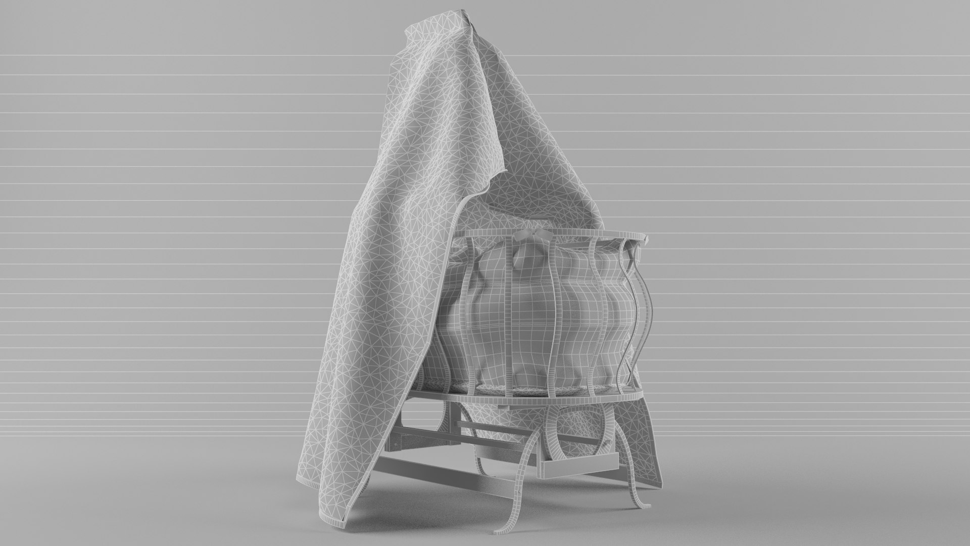 Baby Crib 3D Model - TurboSquid 1785701