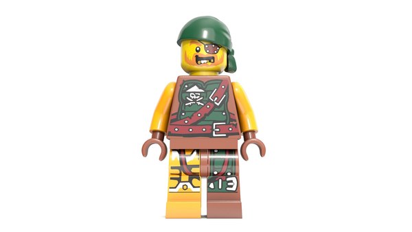 미니피규어 레고 해적 3D 모델 - TurboSquid 2274194