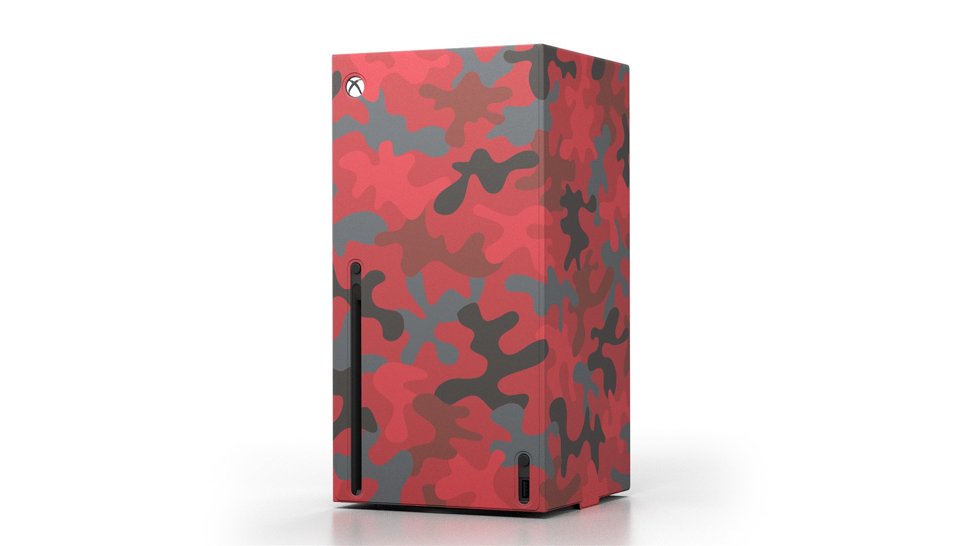 Xbox Series X Console Wrap Daystrike Camo 3D Model - TurboSquid 2395355
