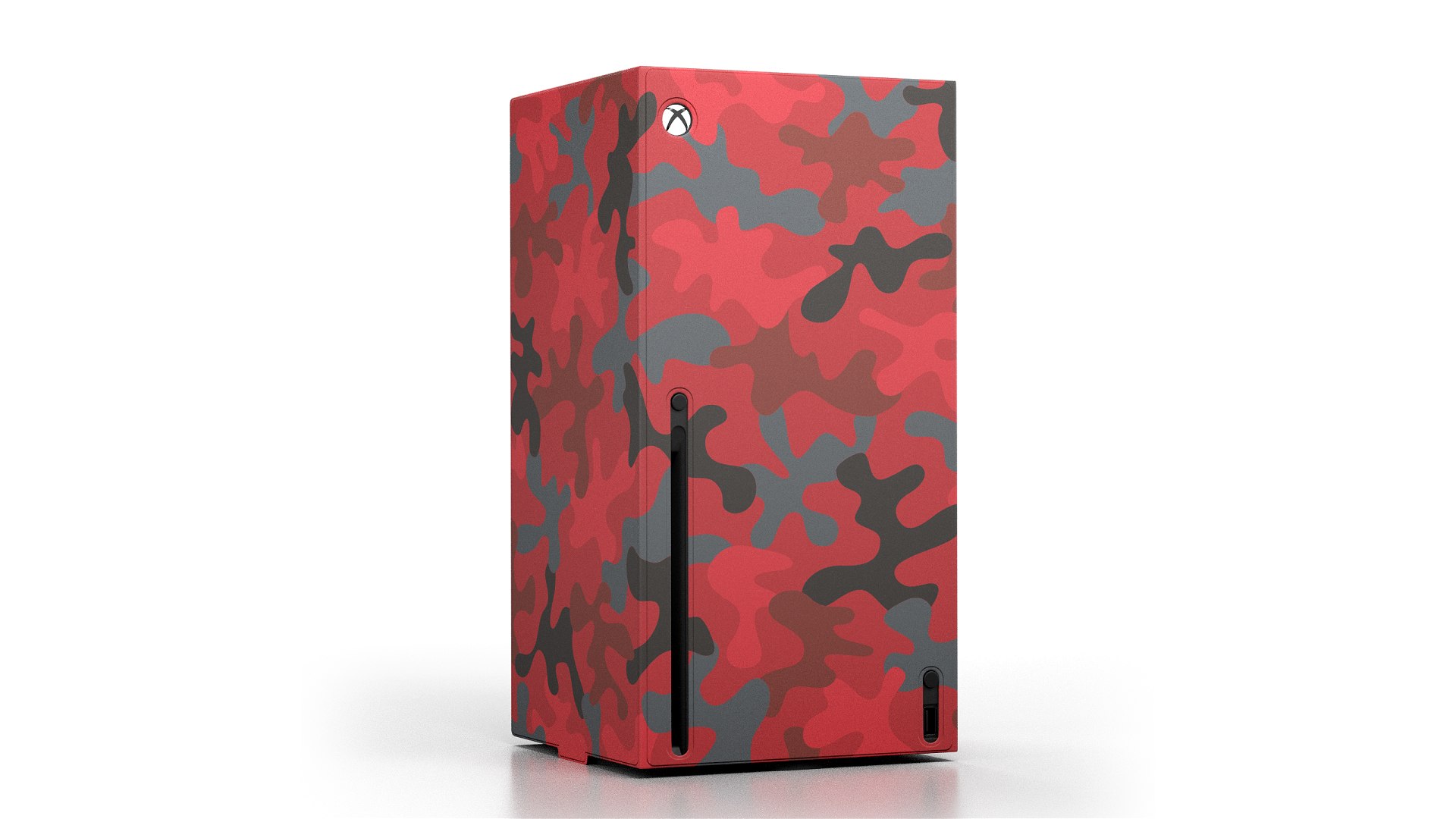 Xbox Series X Console Wrap Daystrike Camo 3D Model - TurboSquid 2395355