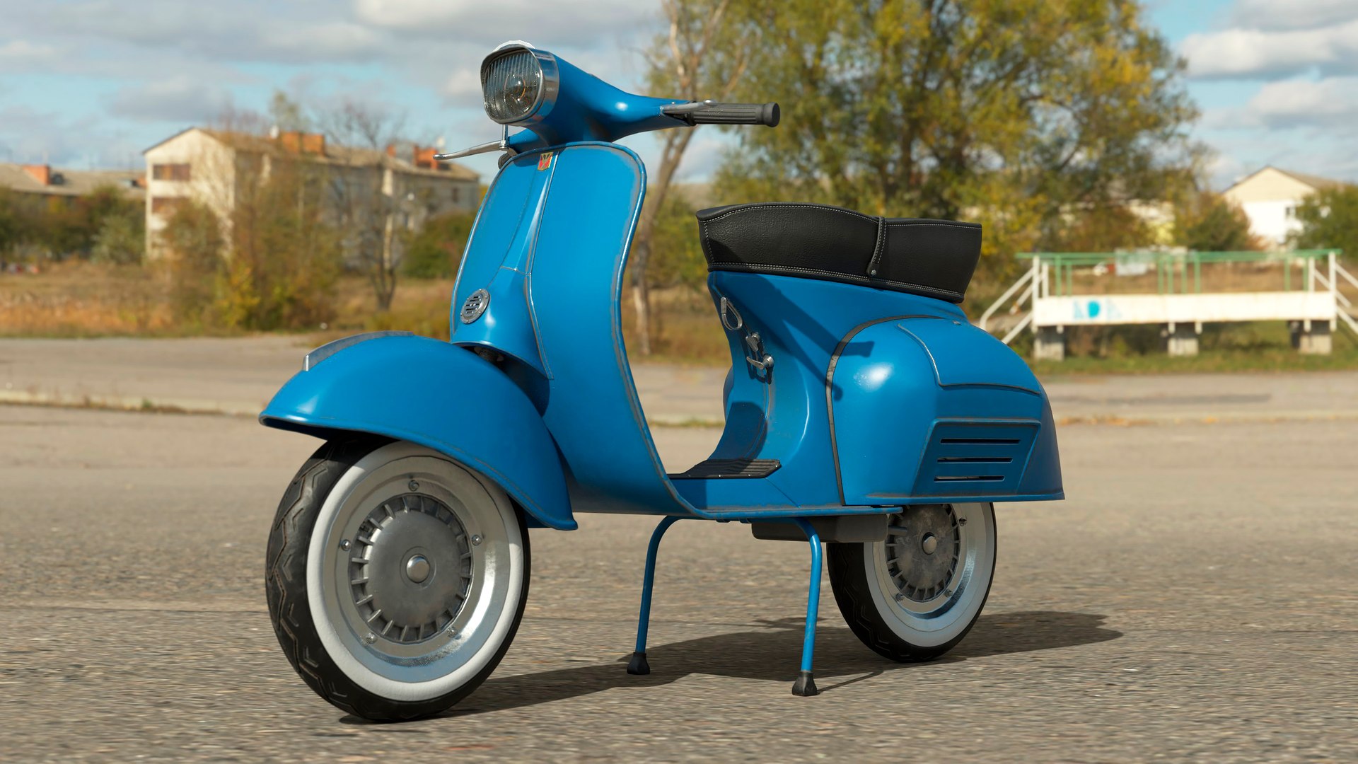 3D Motor Scooter - TurboSquid 2117125