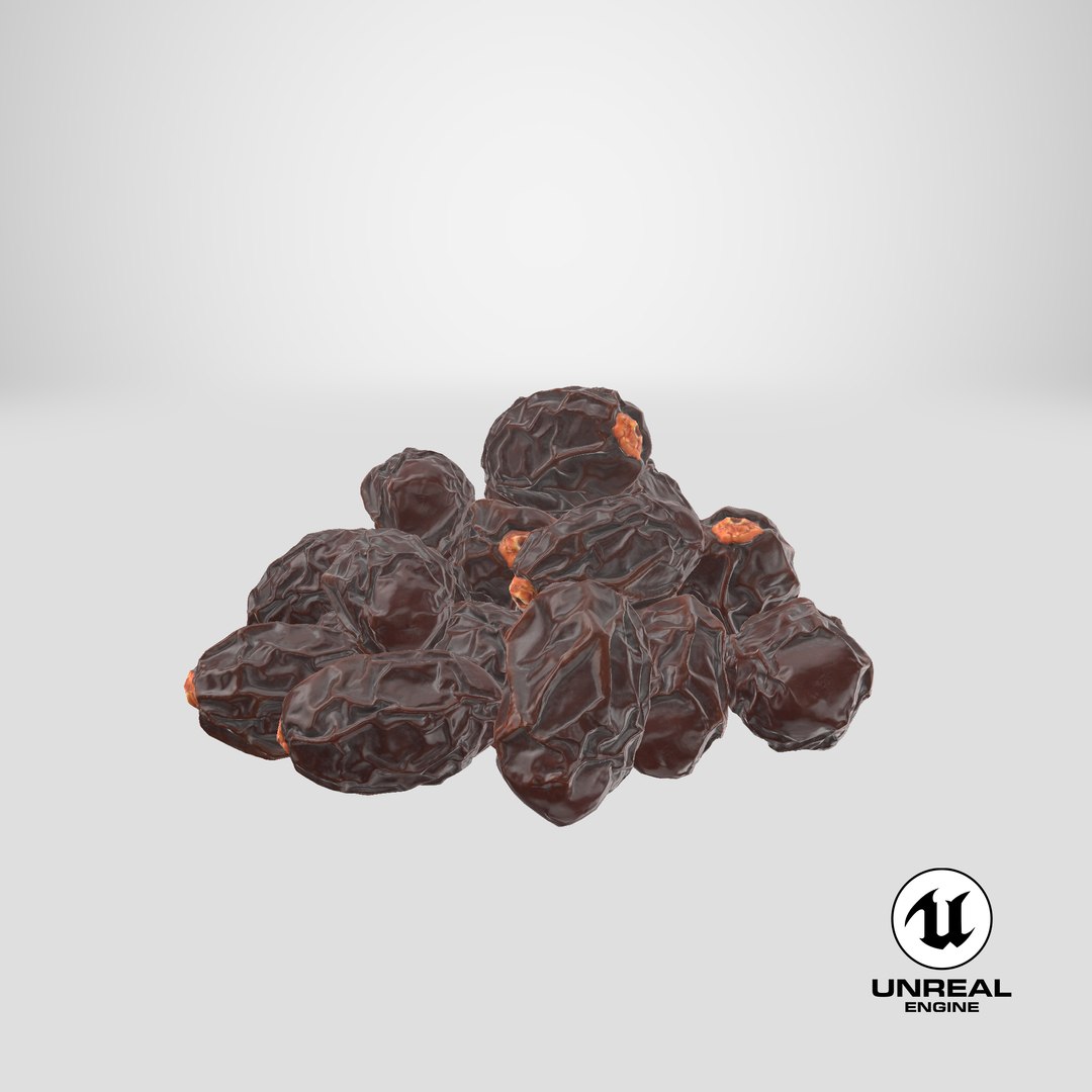 Pile Of Dried Dates 3D Model - TurboSquid 1982561