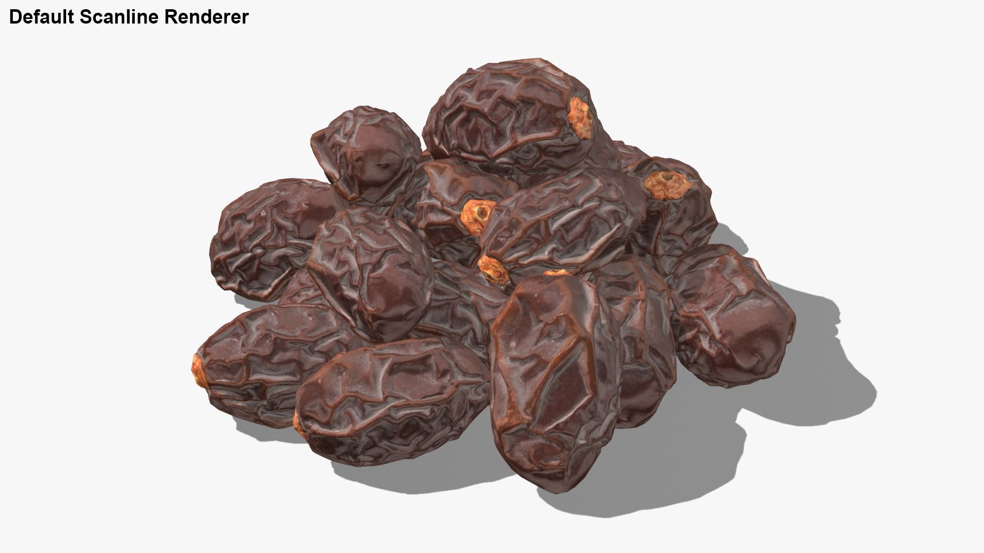 Pile Of Dried Dates 3D Model - TurboSquid 1982561