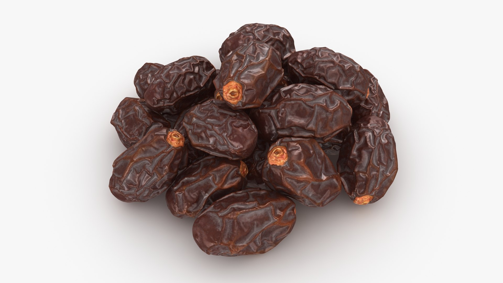 Pile of Dried Dates 3D model - TurboSquid 1982561