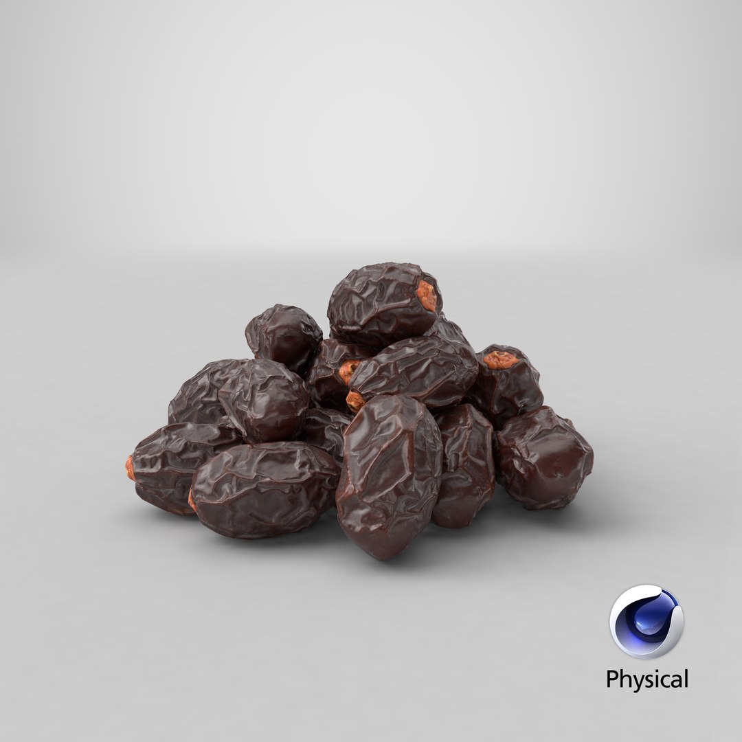 Pile Of Dried Dates 3D Model - TurboSquid 1982561