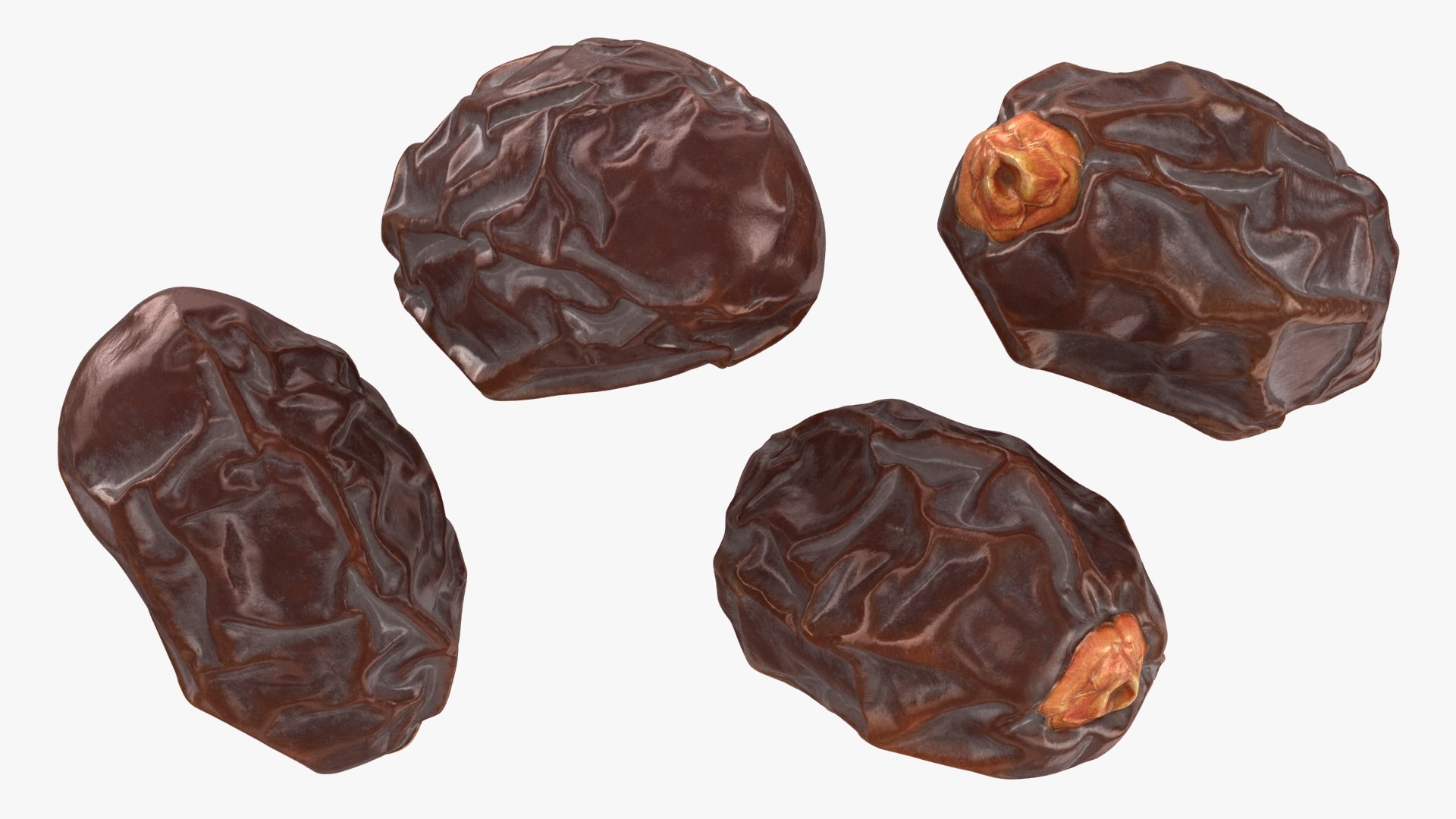 Pile of Dried Dates 3D model - TurboSquid 1982561