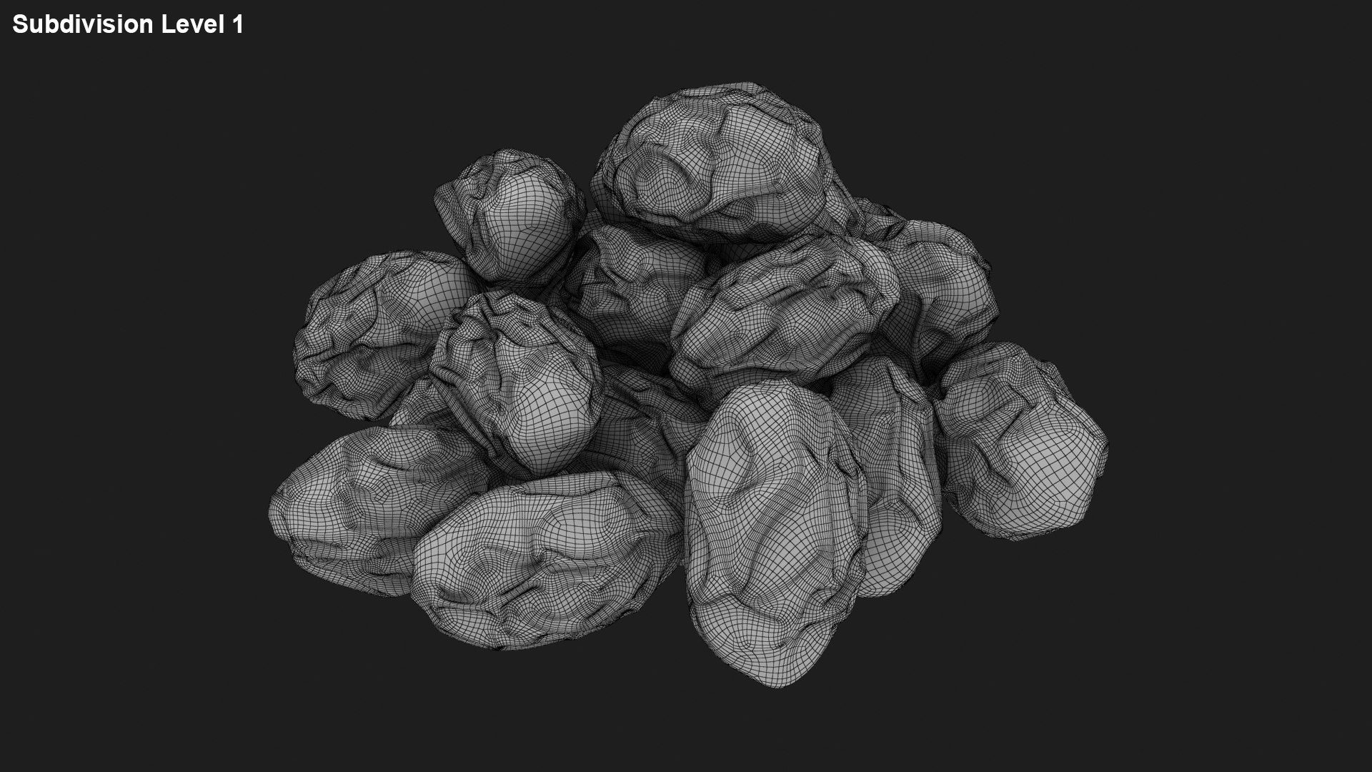 Pile of Dried Dates 3D model - TurboSquid 1982561