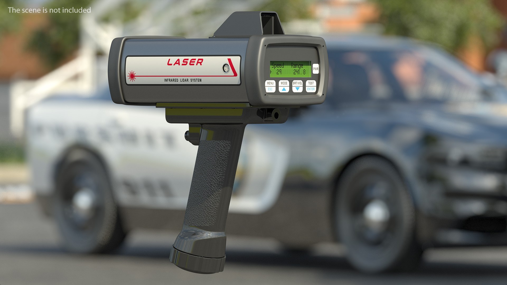 3D traffic enforcement speed gun - TurboSquid 1611737
