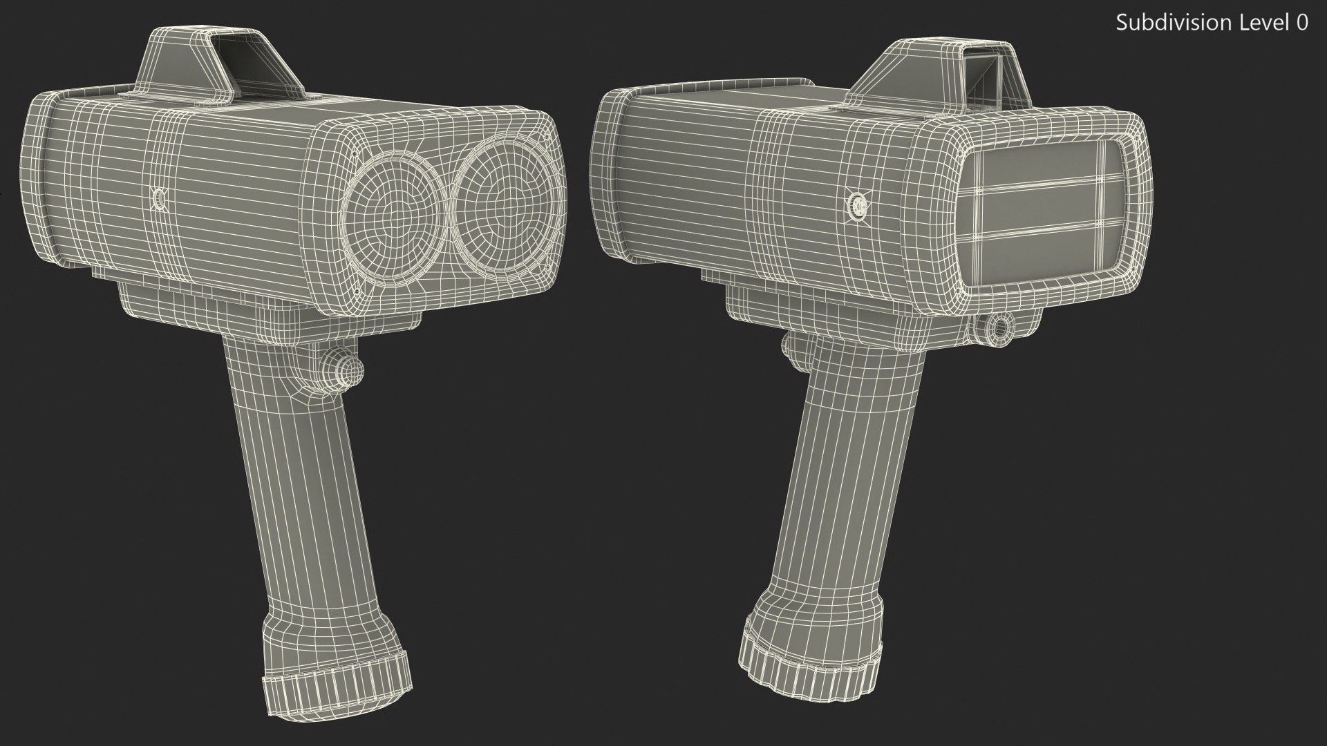3D traffic enforcement speed gun - TurboSquid 1611737