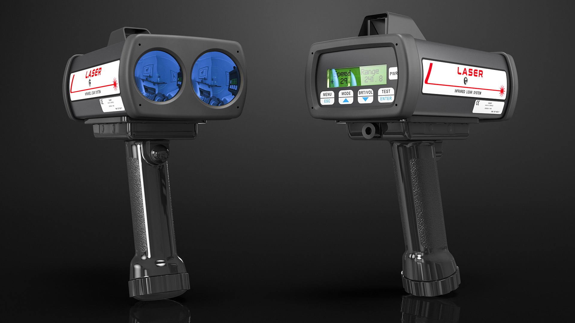 3D traffic enforcement speed gun - TurboSquid 1611737
