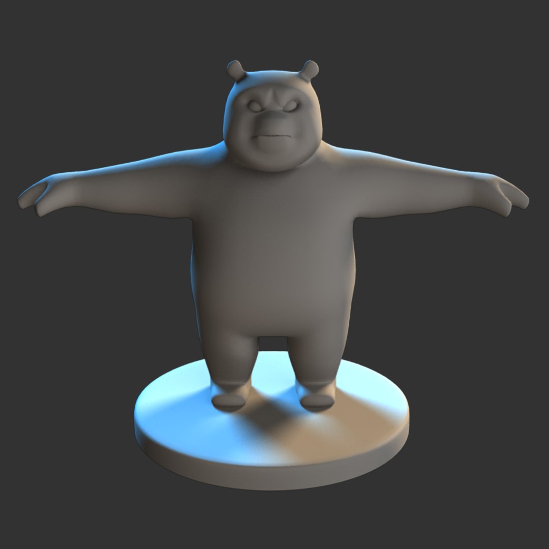 Panda modeled model - TurboSquid 1383286
