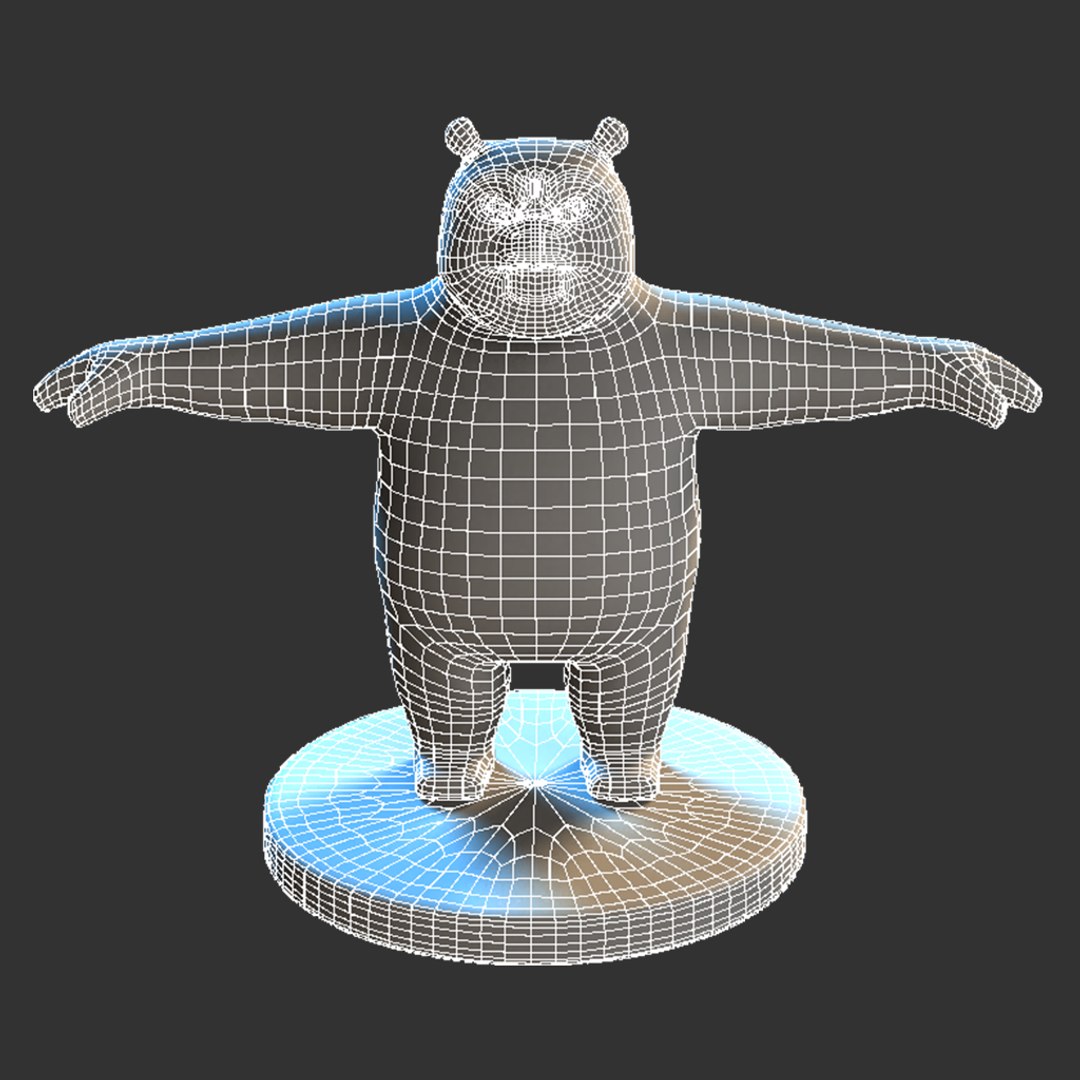 Panda modeled model - TurboSquid 1383286