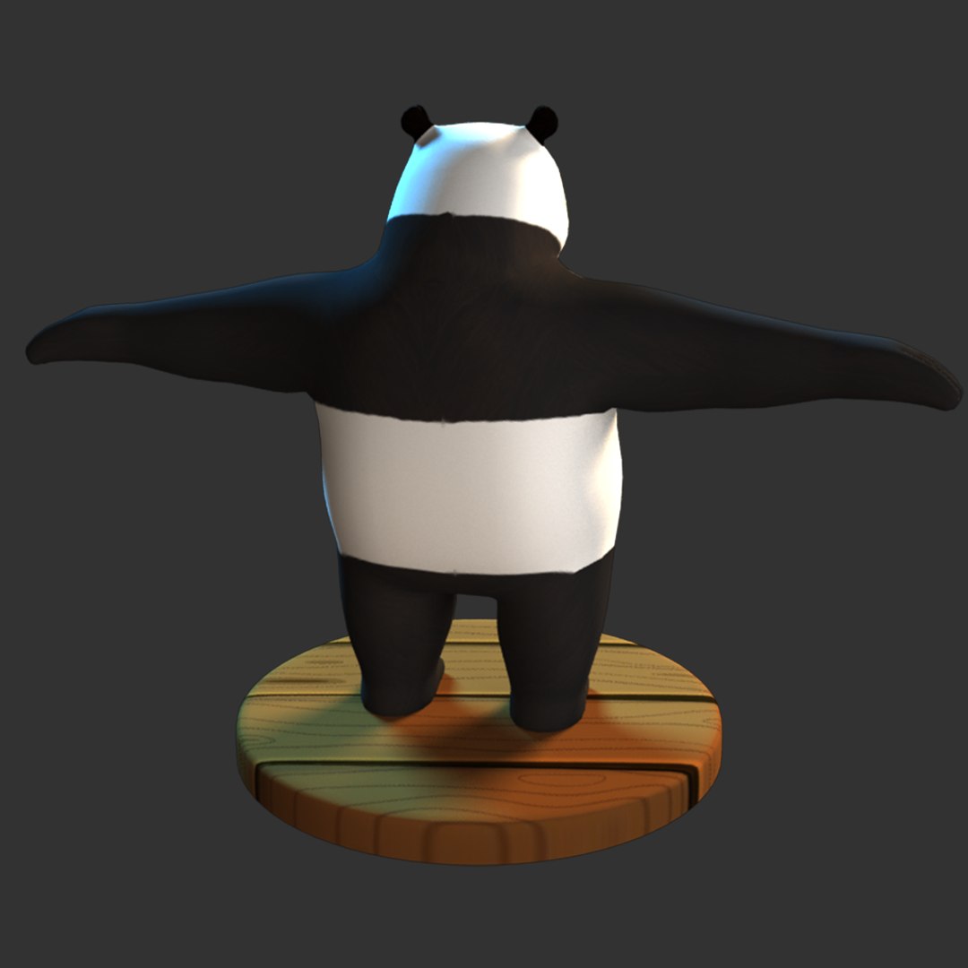 Panda modeled model - TurboSquid 1383286