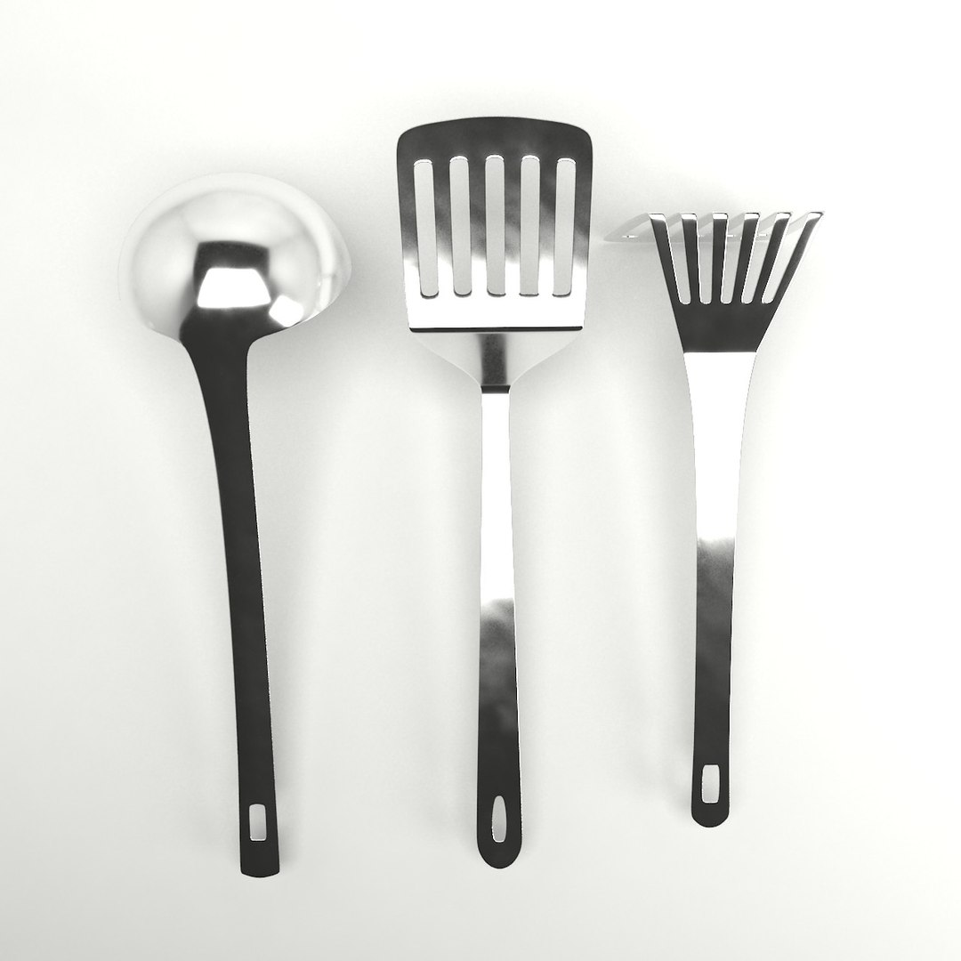 3d Model Kitchen Utensils