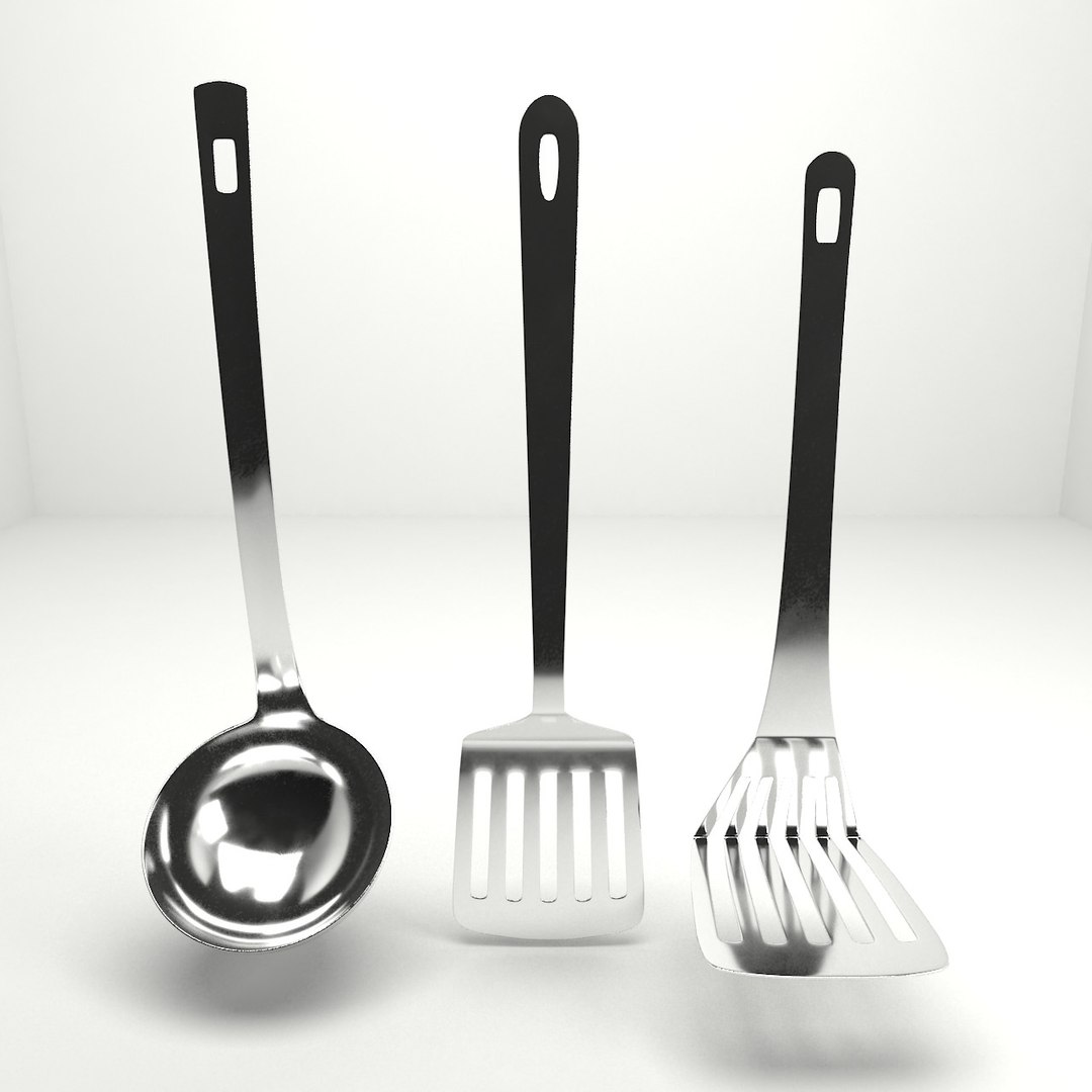 3d Model Kitchen Utensils