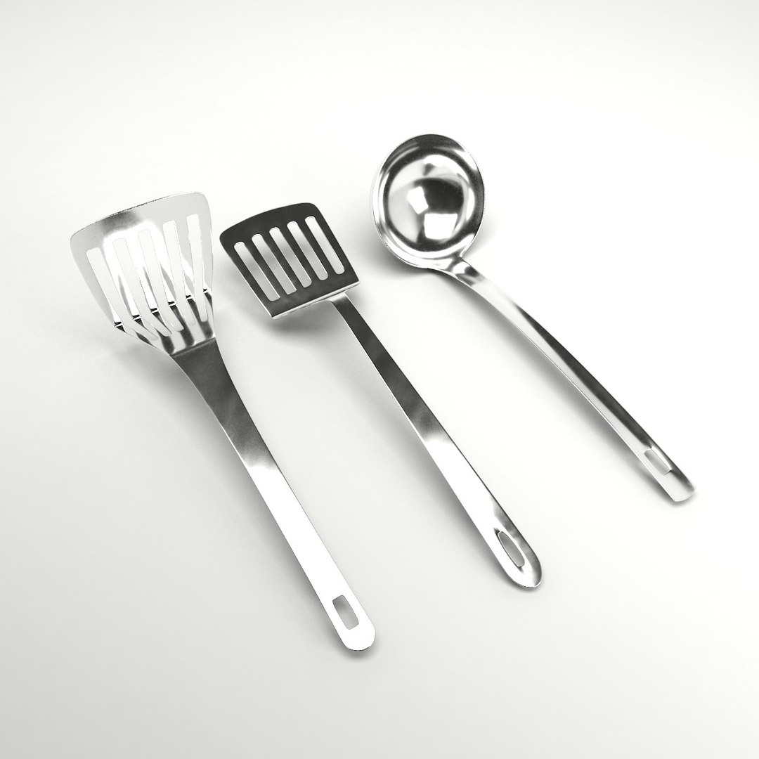 3d Model Kitchen Utensils