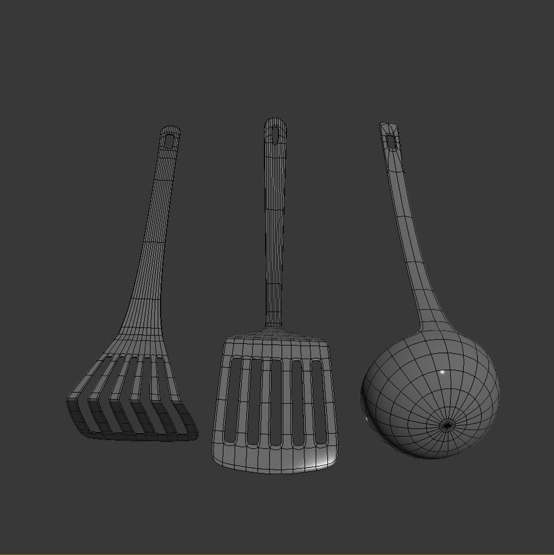 3d Model Kitchen Utensils