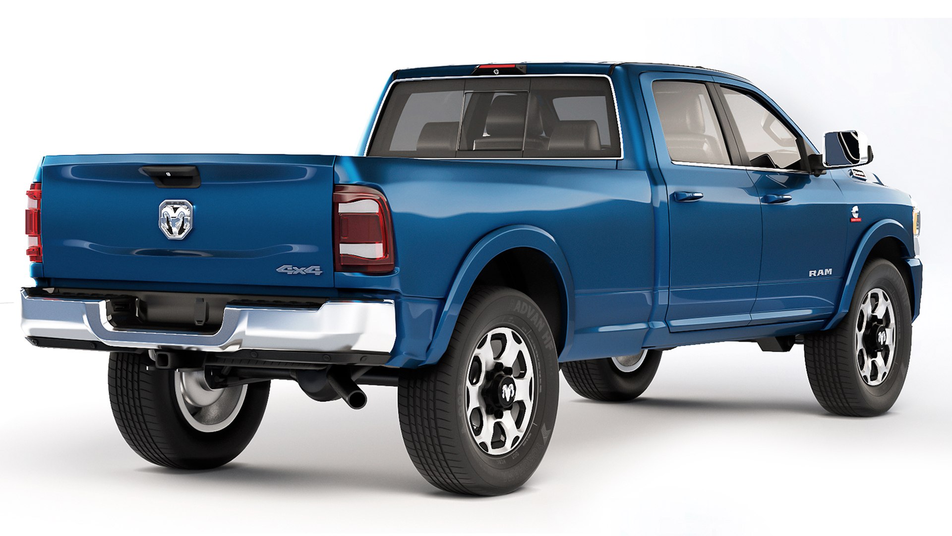 3D Dodge Ram 2500 2021 Model - TurboSquid 1955032