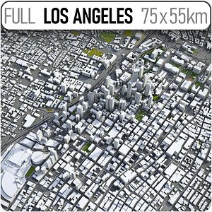 3D Los Angeles Skyline Models - Browse & Download Formats - TurboSquid