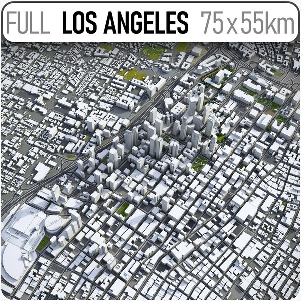 Los Angeles Skyline 3D Models for Download | TurboSquid