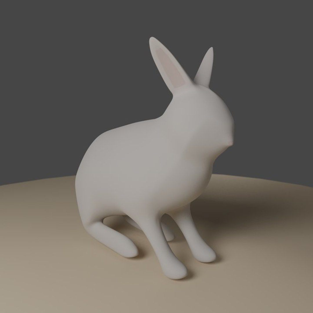3D Model Snow Rabbit - TurboSquid 1394327