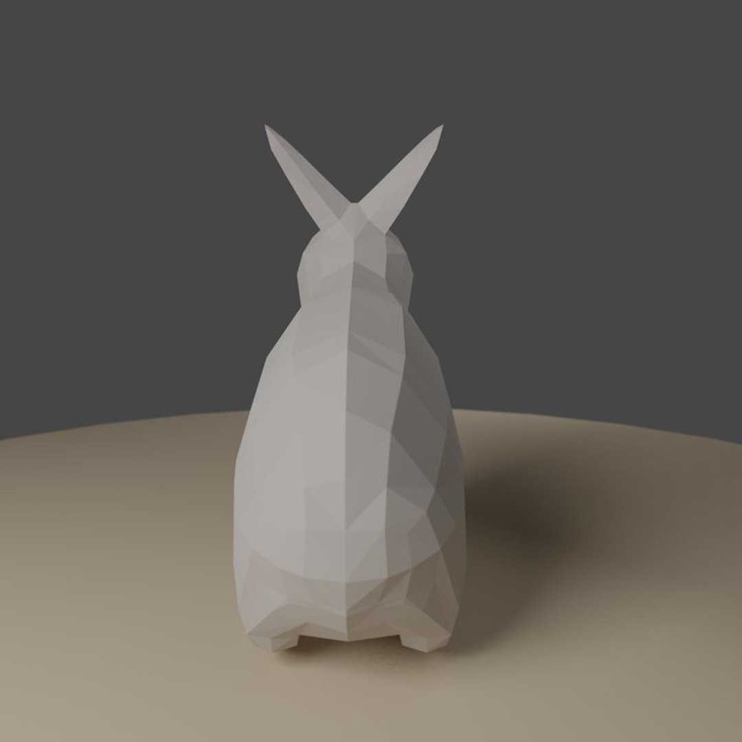 3D Model Snow Rabbit - TurboSquid 1394327
