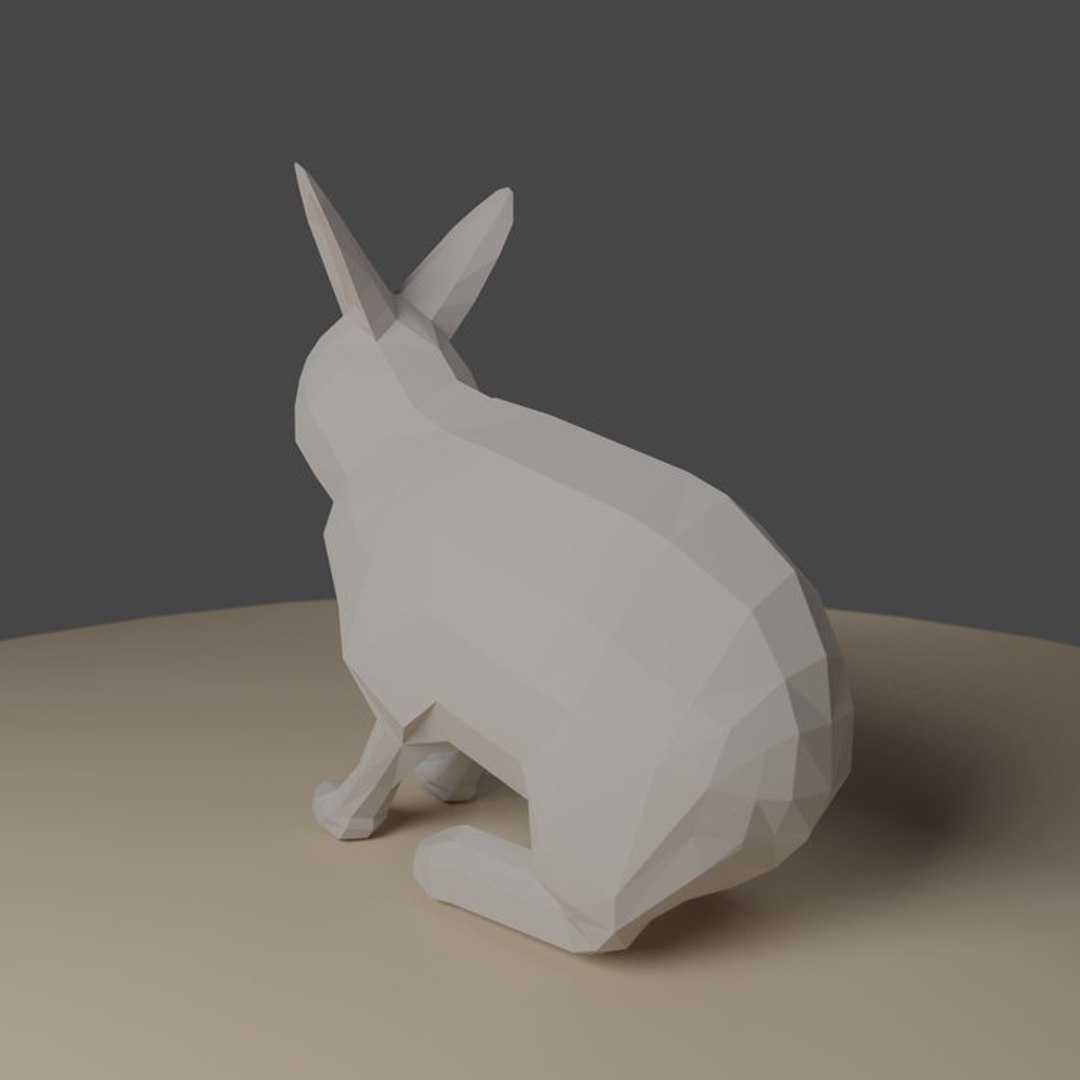 3D Model Snow Rabbit - TurboSquid 1394327
