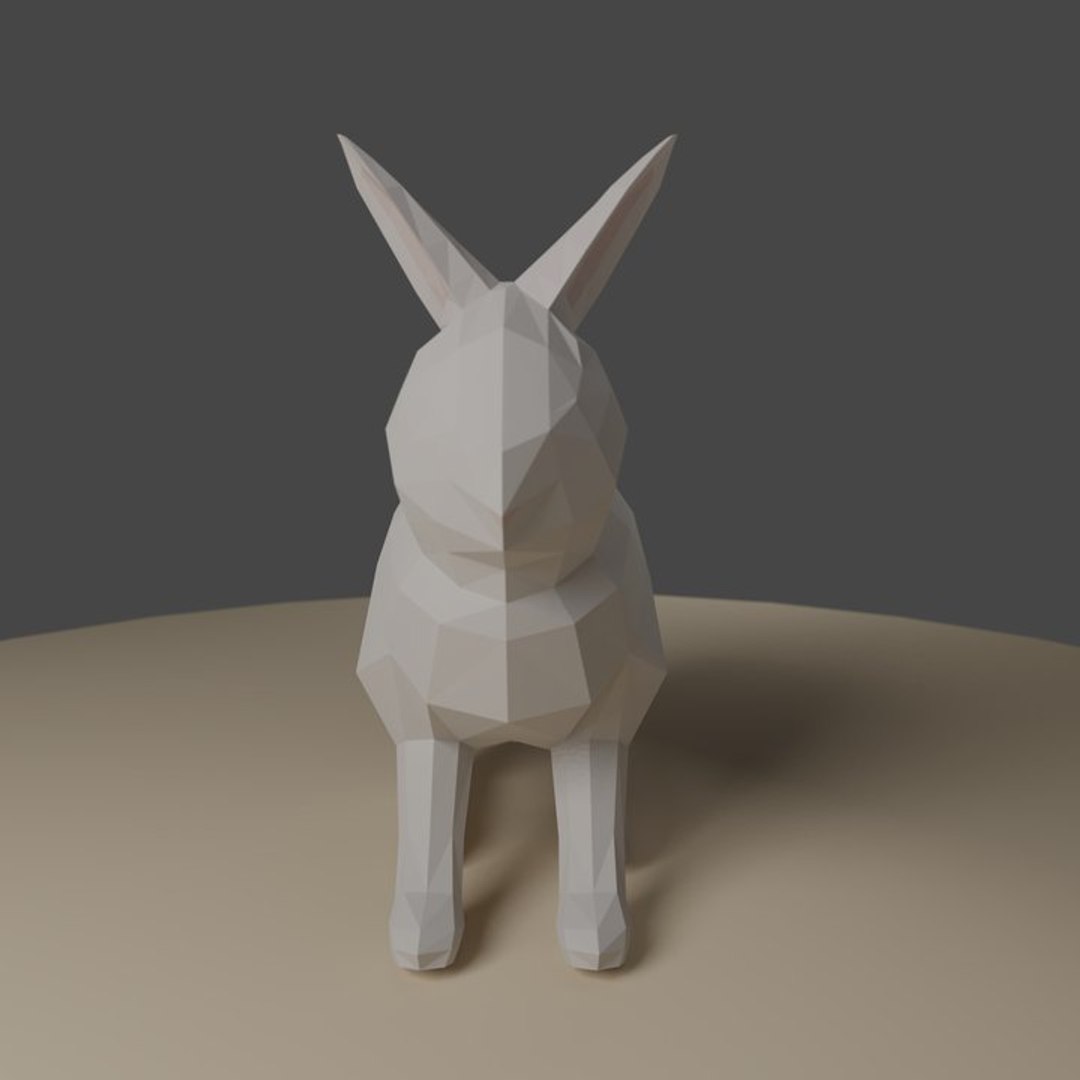 3D Model Snow Rabbit - TurboSquid 1394327