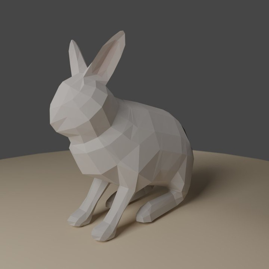 3D Model Snow Rabbit - TurboSquid 1394327