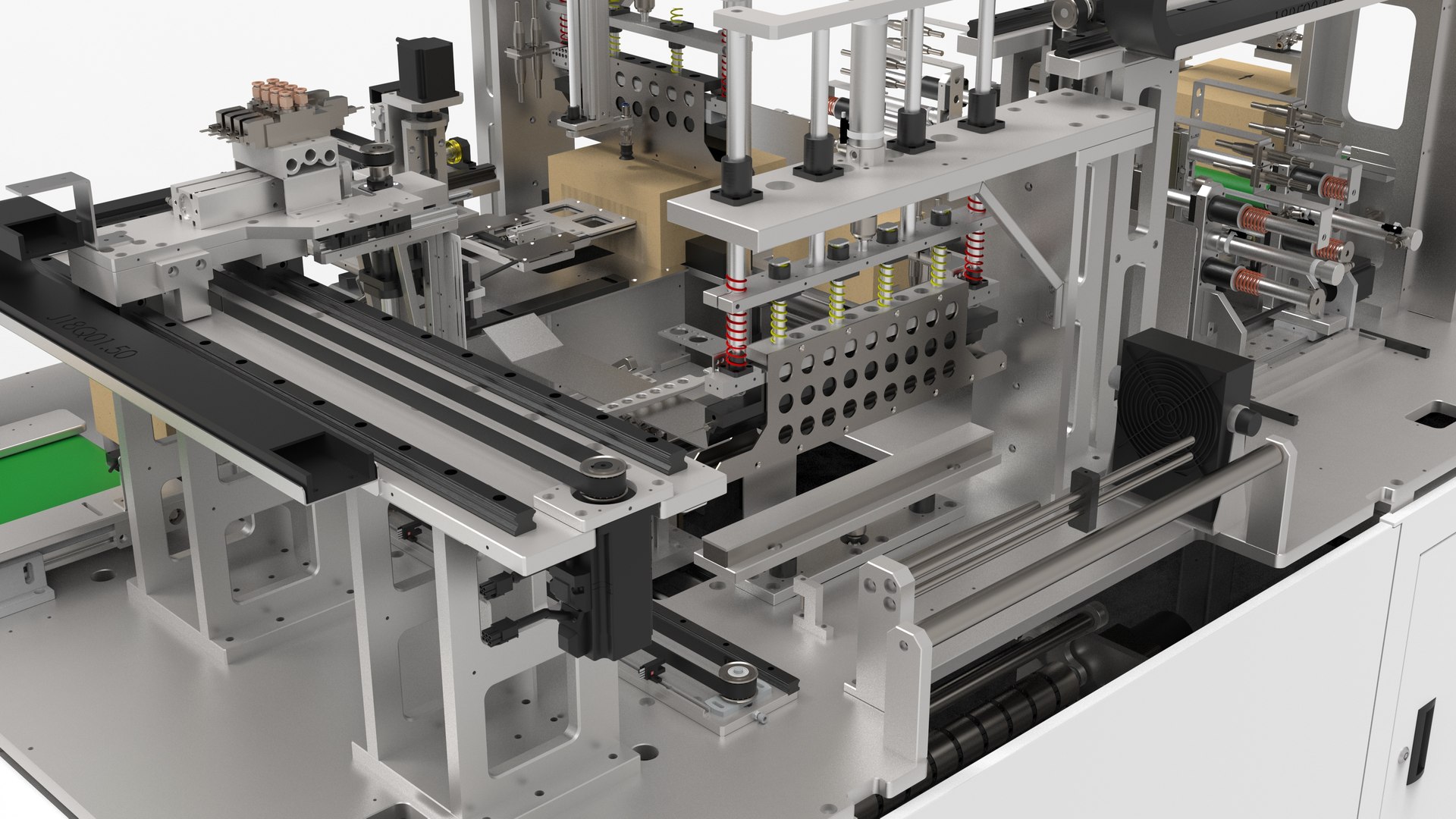 Mobile Phone Box Shrink Film Packaging Machine 3D Model - TurboSquid ...