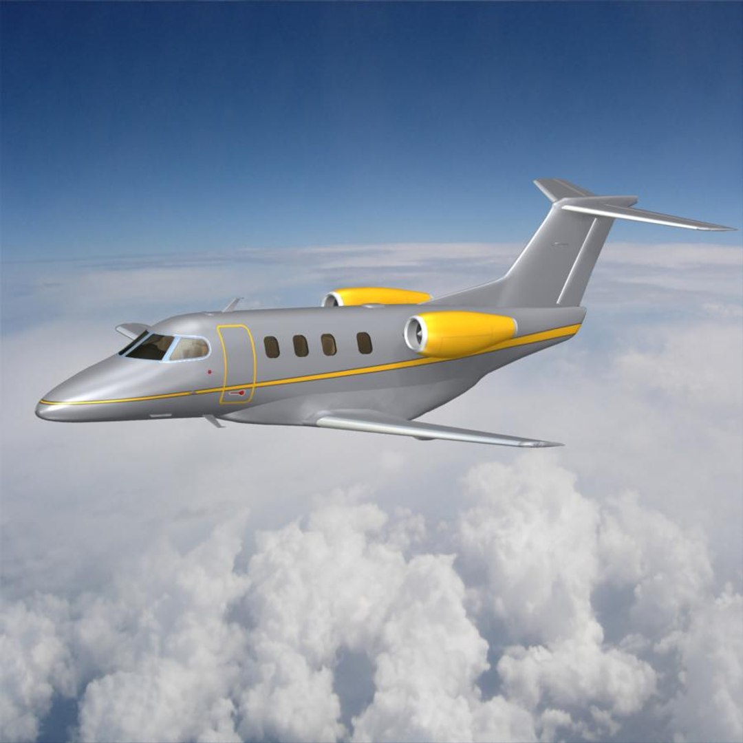 3d Embraer Phenom 100 Private Model