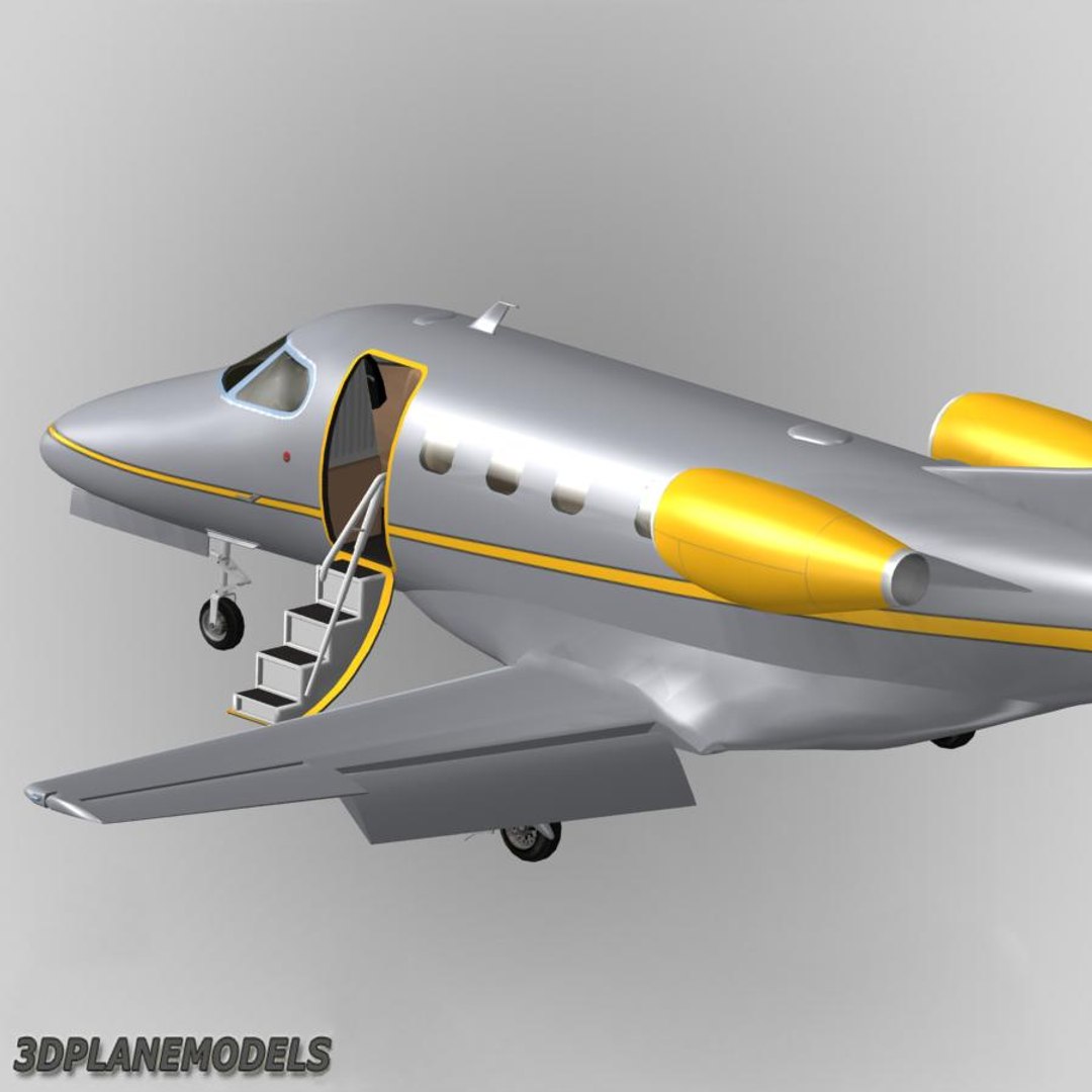 3d Embraer Phenom 100 Private Model