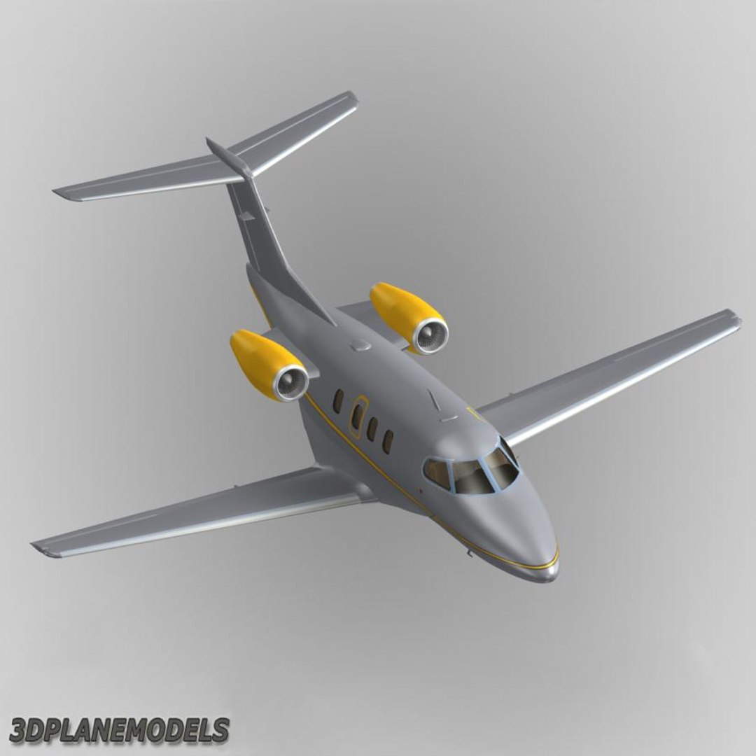 3d Embraer Phenom 100 Private Model