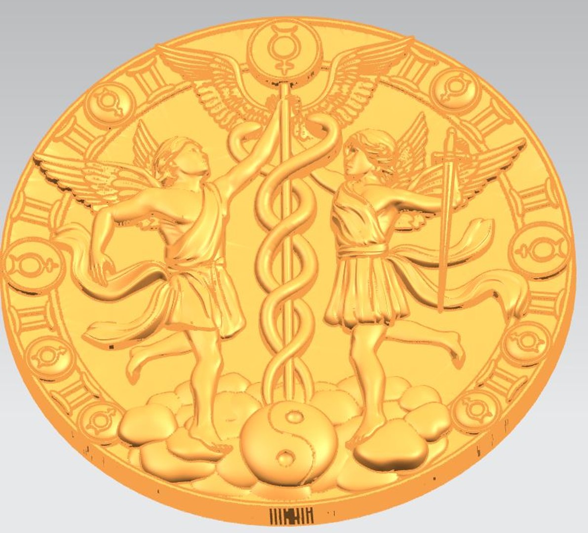 3D model gemini zodiac signs - TurboSquid 1651346