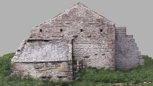 Old Stone Barn 3D model - TurboSquid 1850013