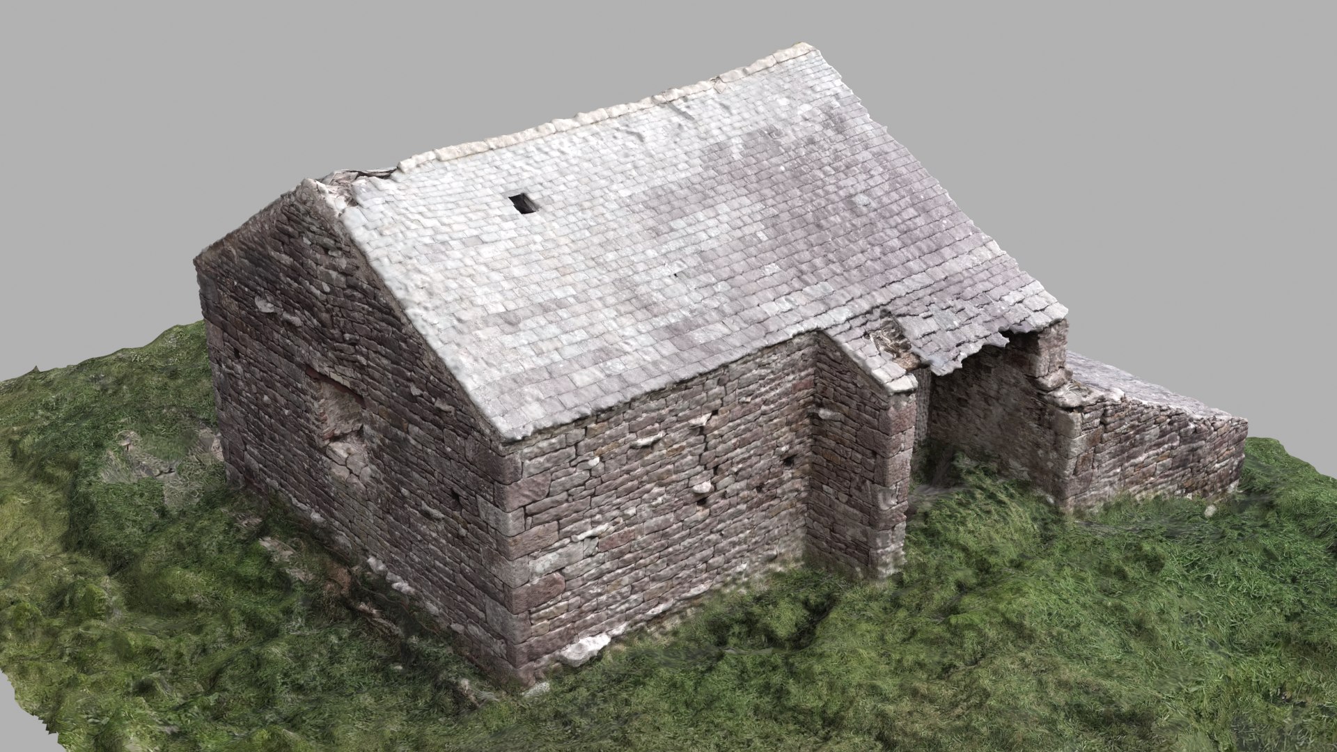 Old Stone Barn 3D Model - TurboSquid 1850013