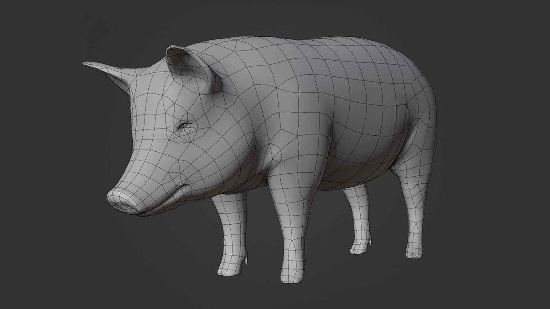 3D Detailed Realistic Farm Pig Rigged Model - TurboSquid 1884789