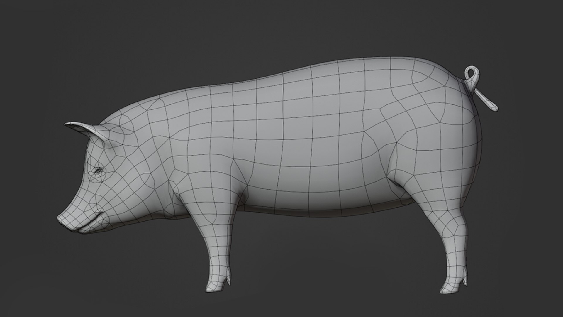 3D Detailed Realistic Farm Pig Rigged Model - TurboSquid 1884789