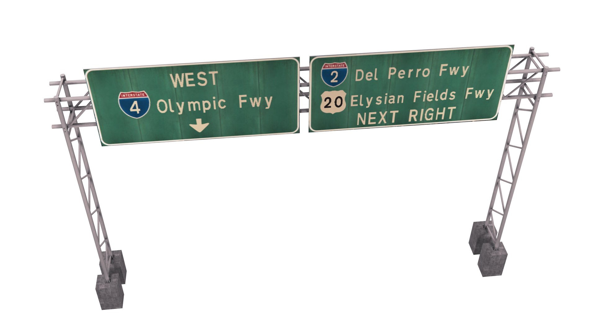 3D Signs Structure Signage - TurboSquid 1393743