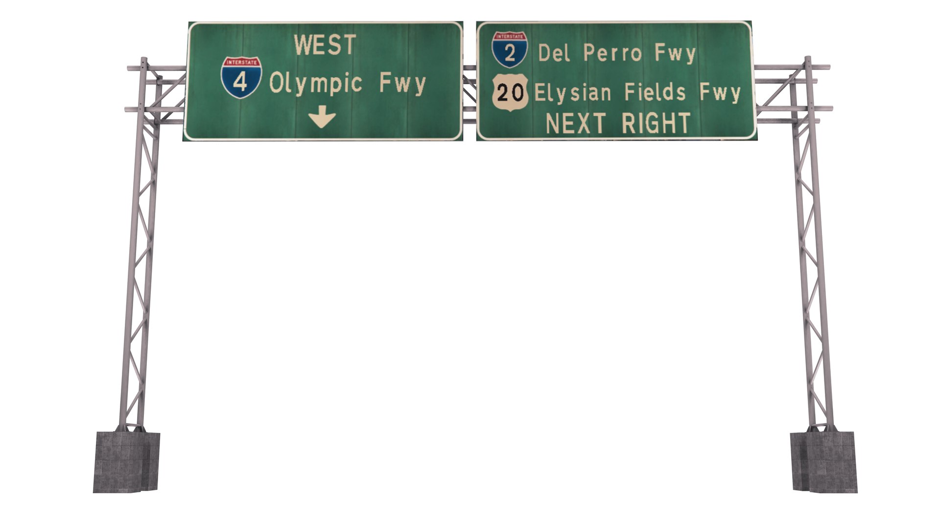 3D Signs Structure Signage - TurboSquid 1393743