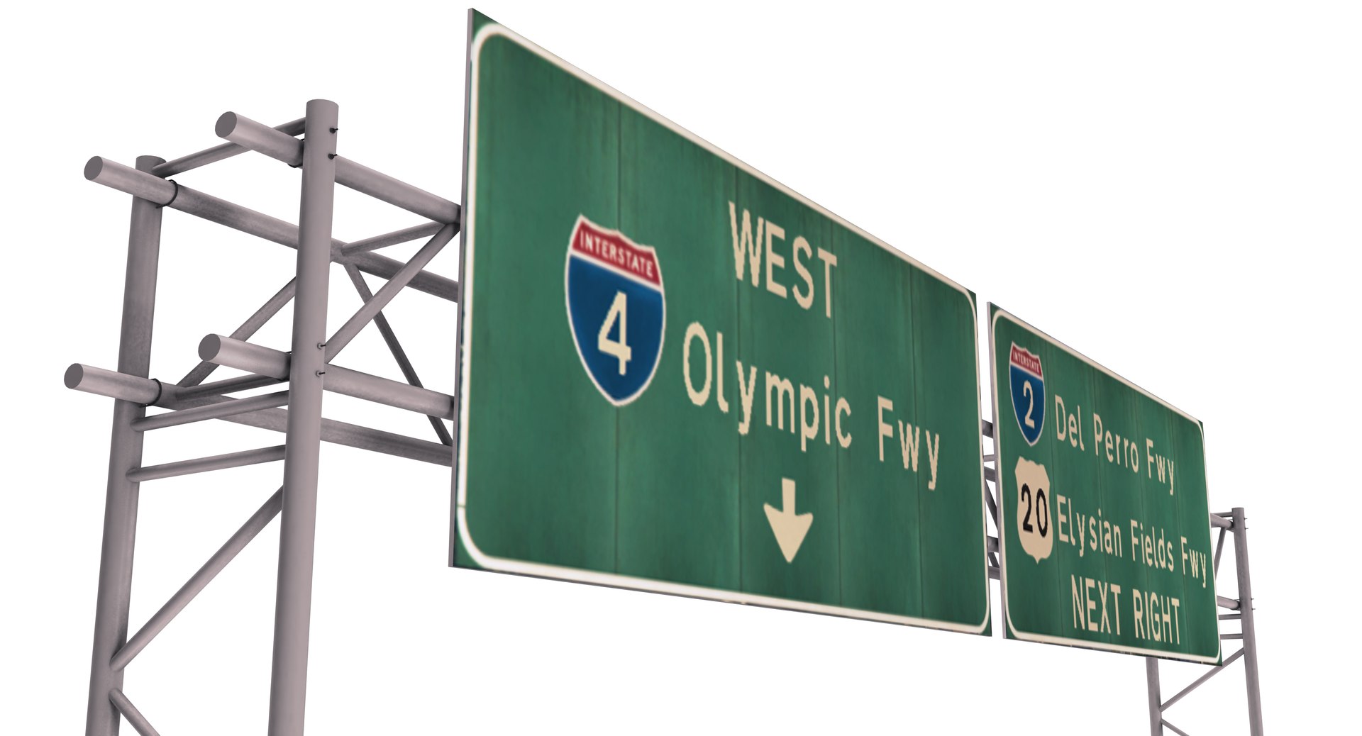 3D Signs Structure Signage - TurboSquid 1393743