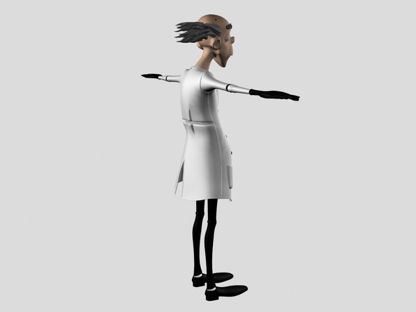 3d scientist model