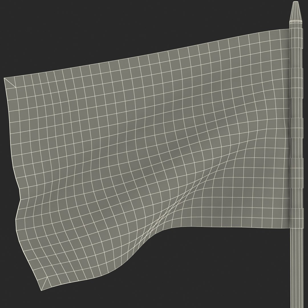 Canadian Flag Modeled 3ds