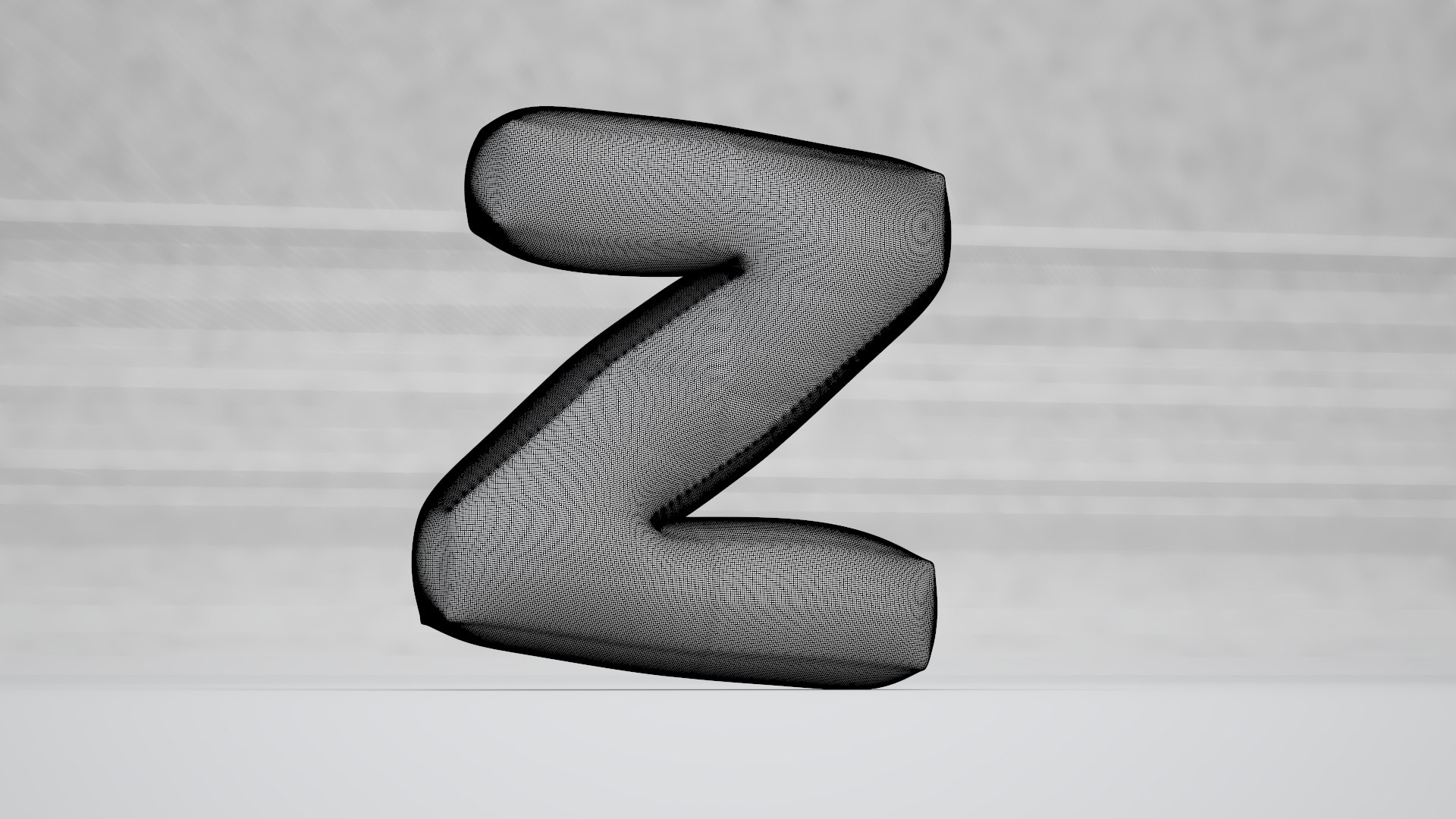 Z Balloon Silver Model - TurboSquid 2413667