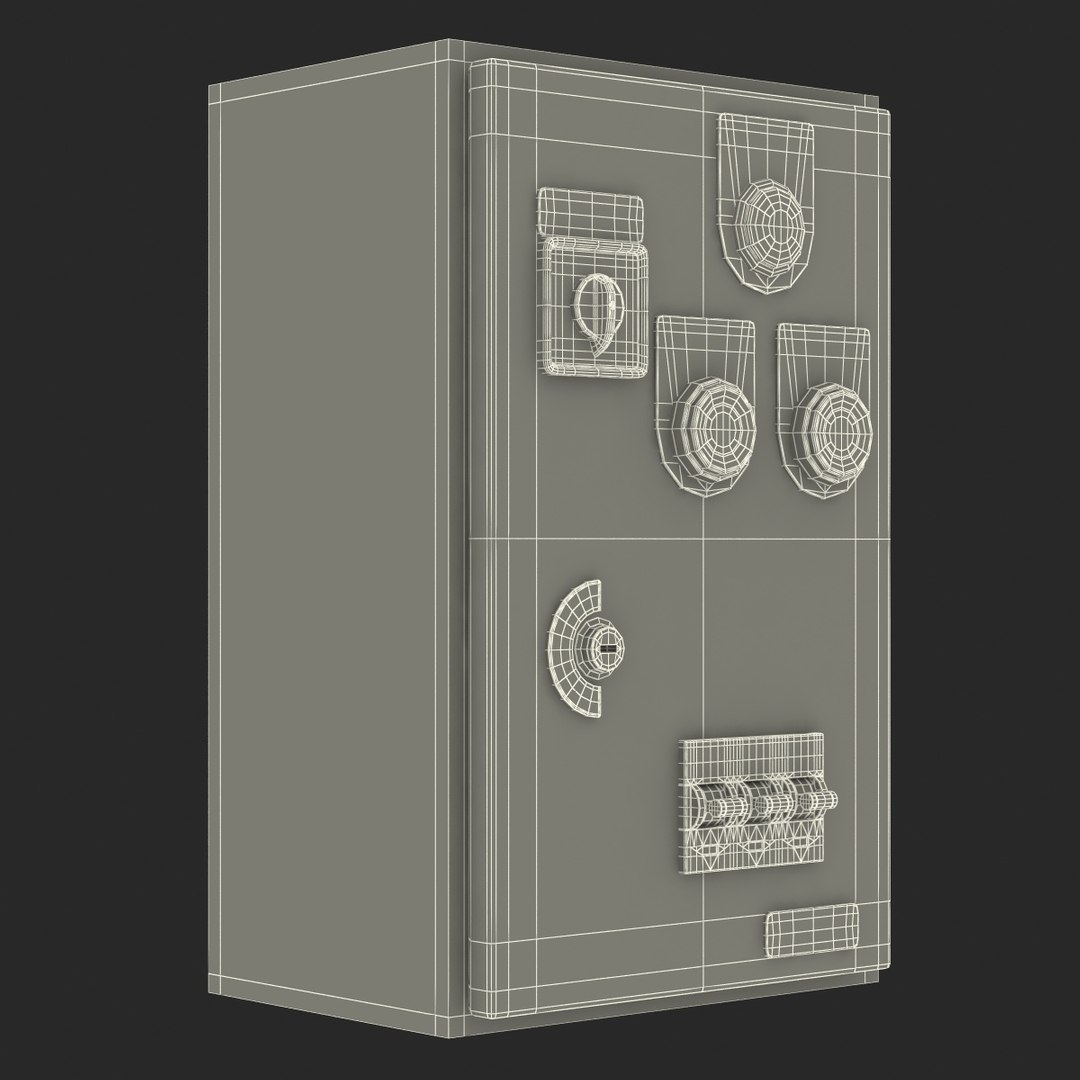 3d model industrial electrical panel 6