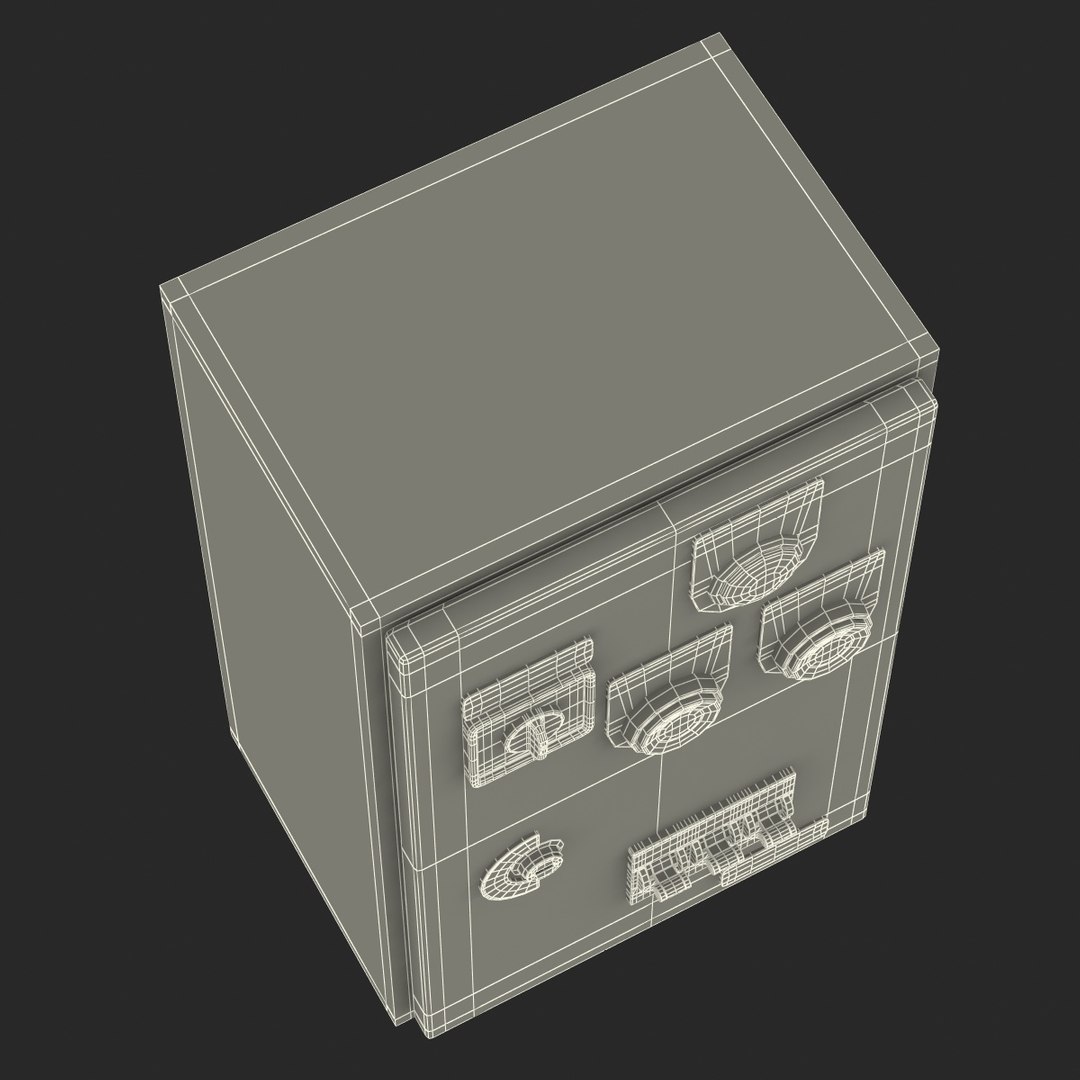 3d model industrial electrical panel 6