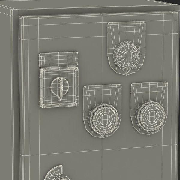 3d model industrial electrical panel 6