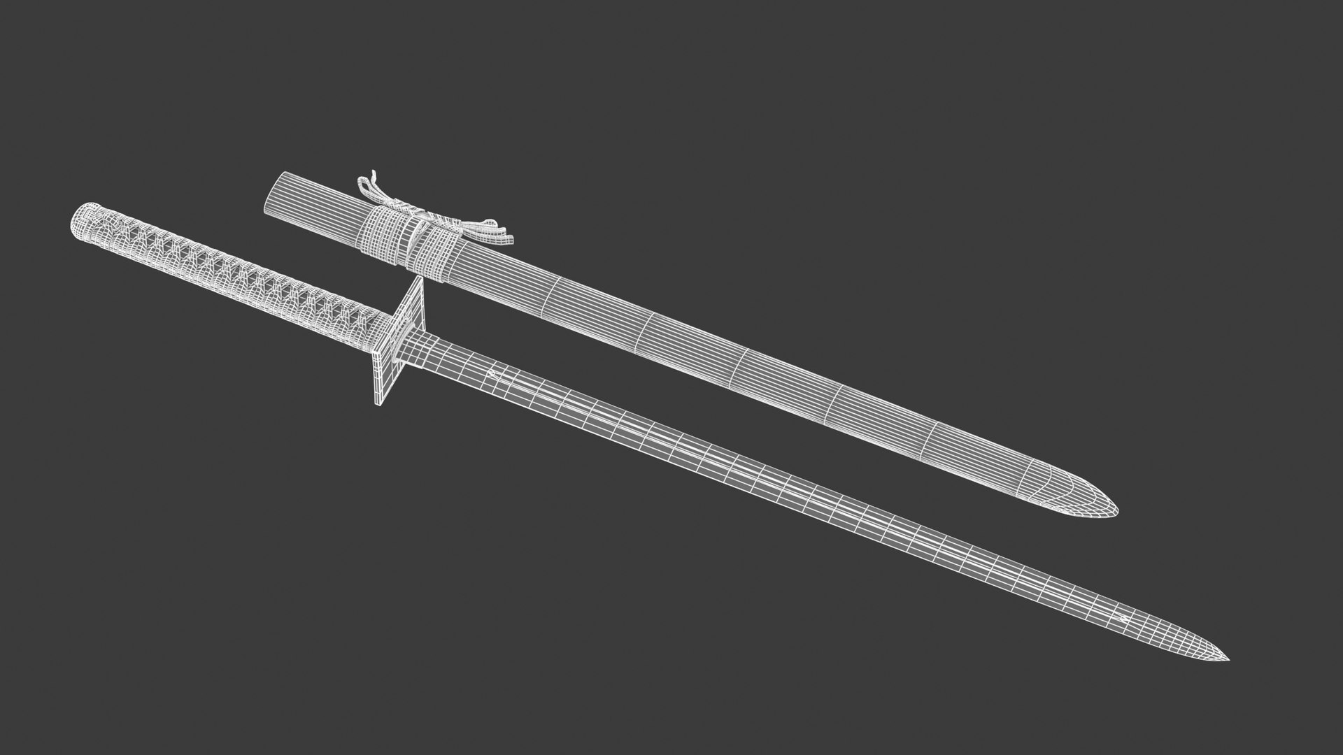 Ninjato Sword 3D - TurboSquid 1730656